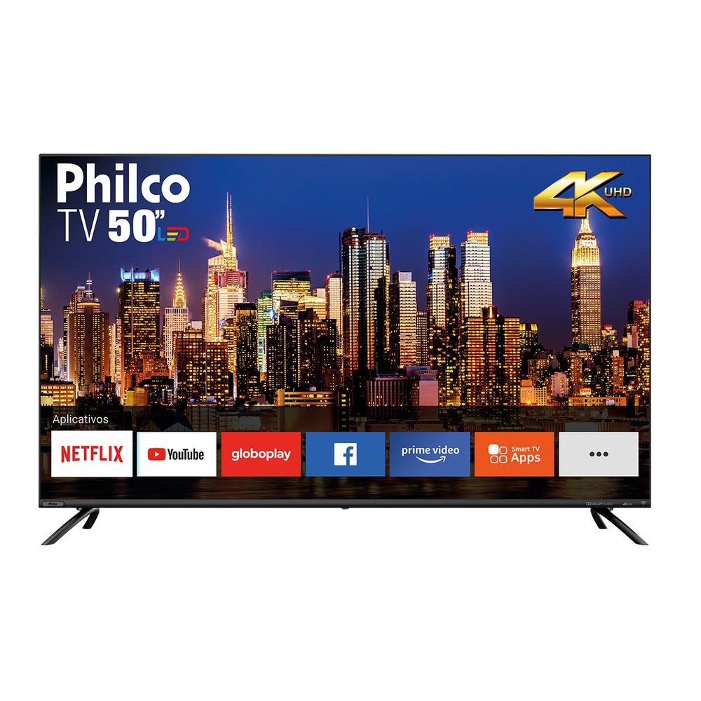 smart-tv-philco-50-ptv50g70sbl-4k-led-netflix - Philco