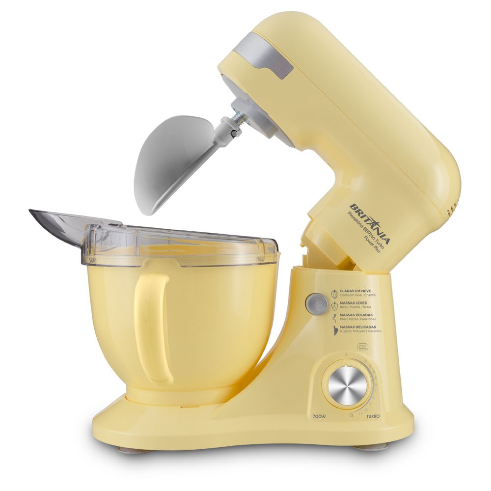 Batedeira Planetária Britânia BBP760AM Power Plus Turbo 700W - Britânia | Loja Virtual