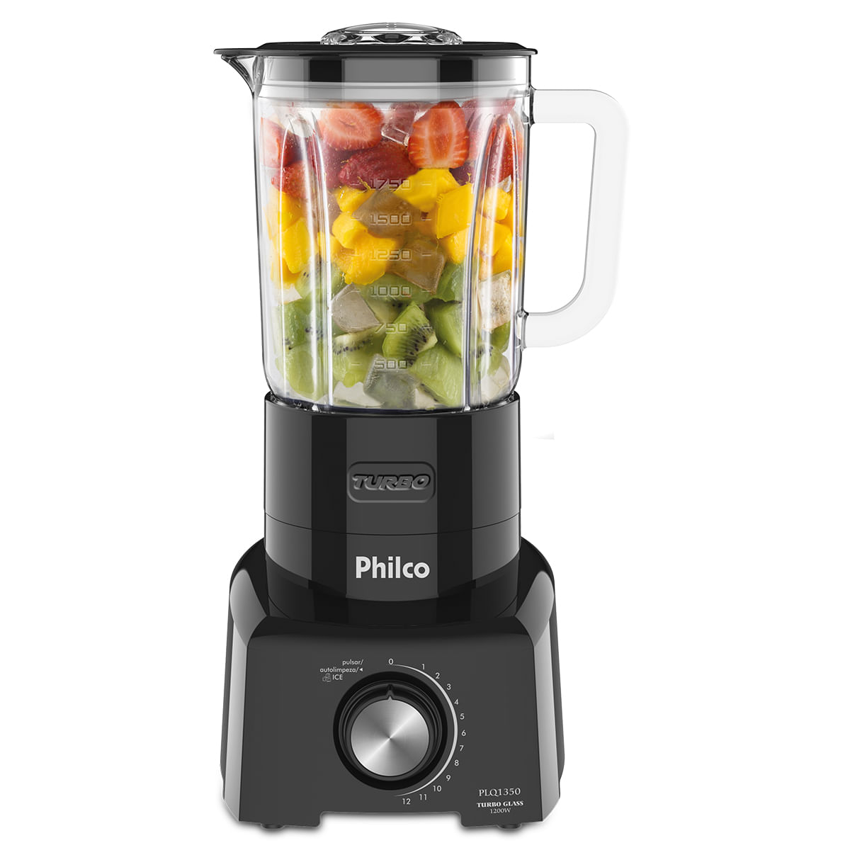Liquidificador Philco PLQ1350 Turbo Glass Pro Maxx 6 1200W - Camicado