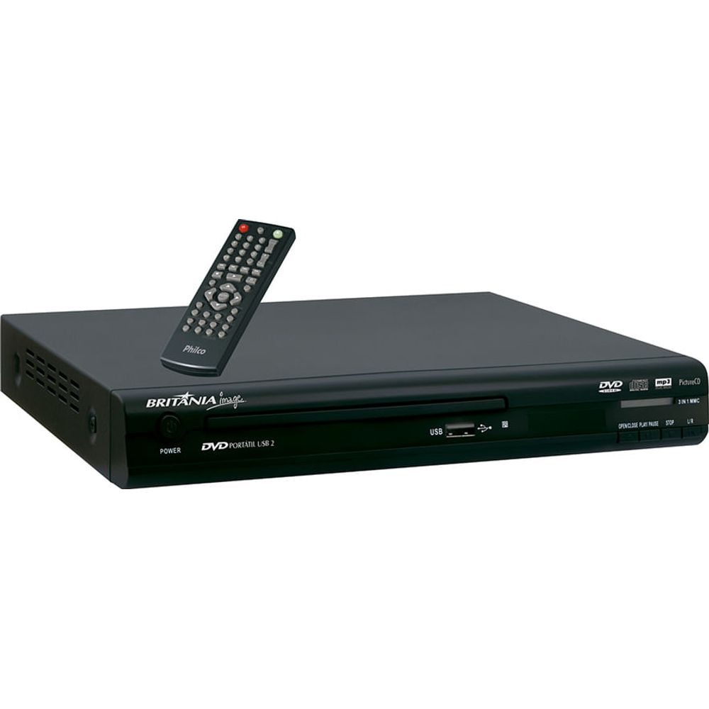 DVD Player Portátil Britânia - Outlet - Britânia | Loja Virtual